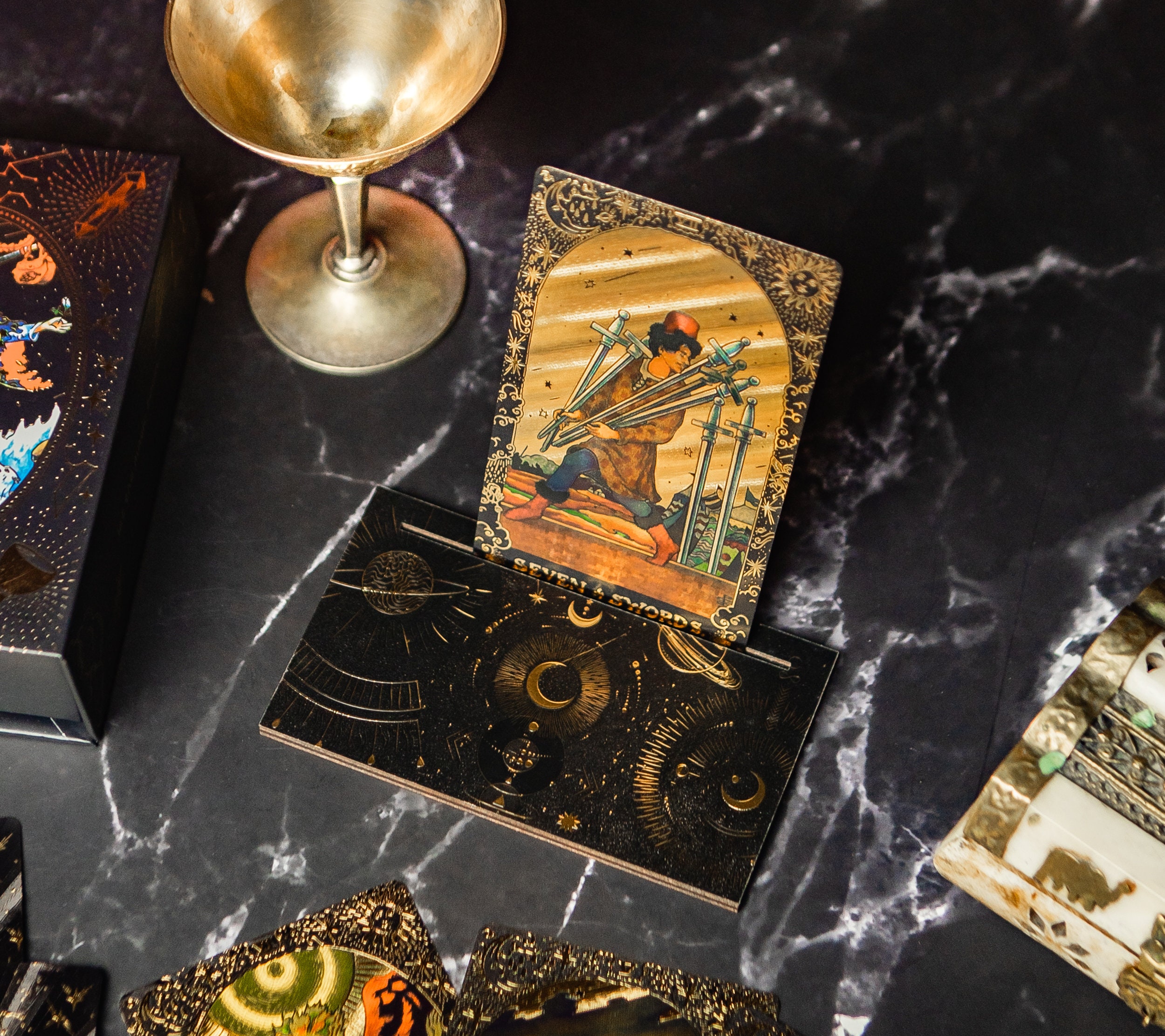 Indie Tarot Deck, Black Tarot Cards, Oracle Cards, Tarot With Meanings ...