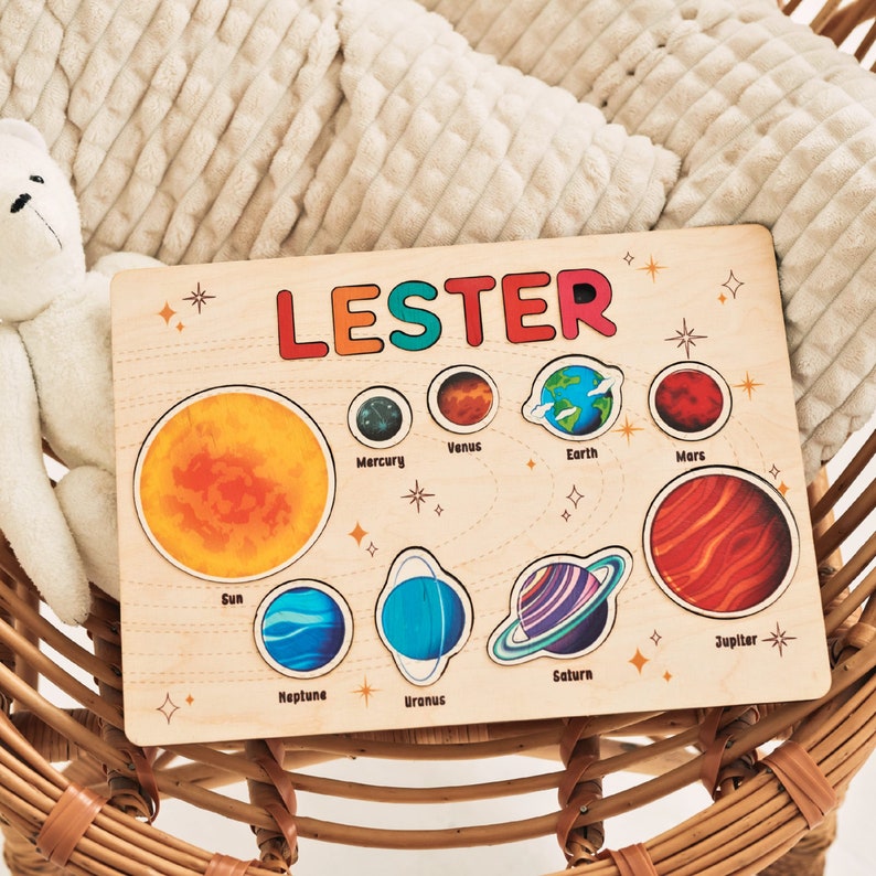 Sea Animals Name Puzzle, Busy Board, Toddler Montessori Toys, Baby ...