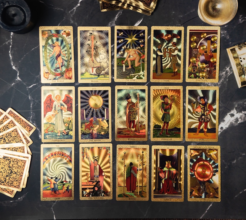 Tarot Gift for Her, Tarot Deck With Guidebook, Fancy Tarot Cards, Rider ...
