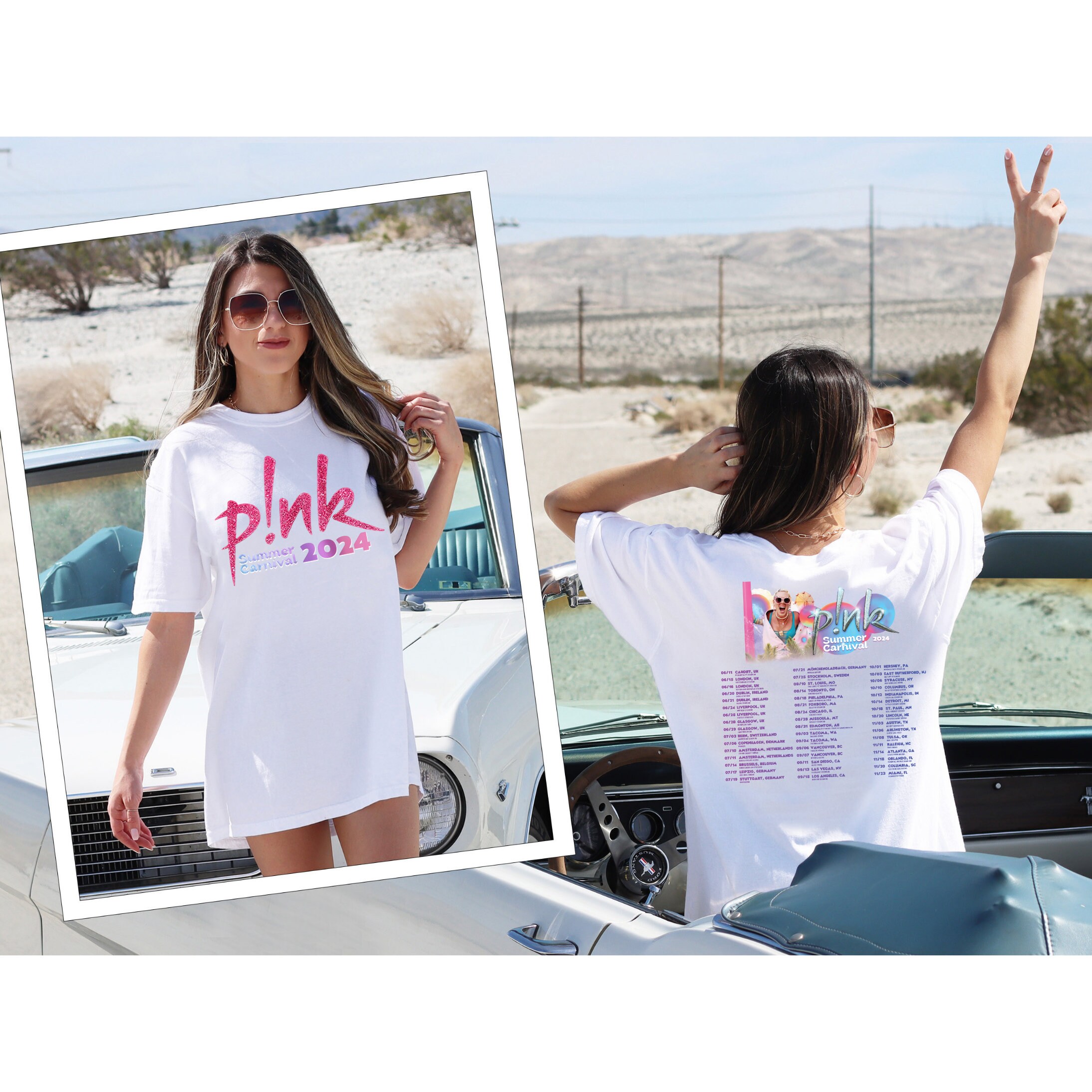 P!nk Summer Carnival 2024, Trustfall Album Tee, Pink Singer Tour, Music ...