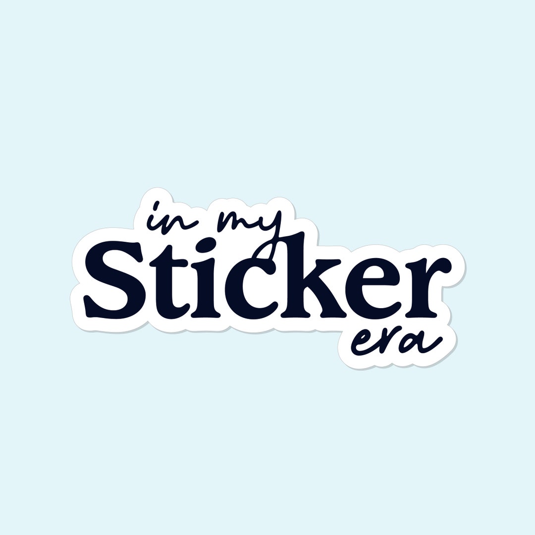 In My Sticker Era Sticker - Etsy