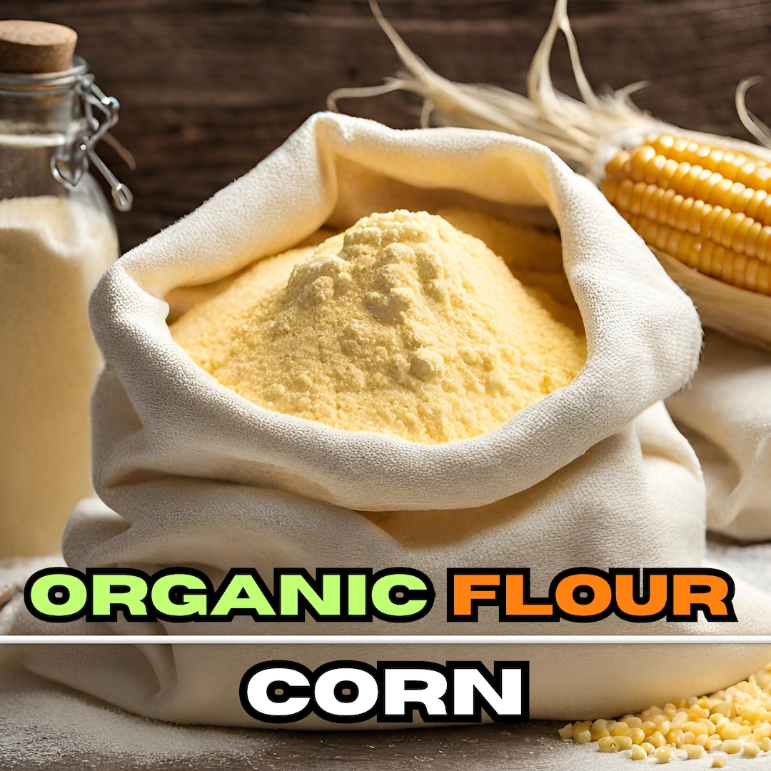 Pure Organic Black Sea Corn Flour, Non-gmo, Ideal for Healthy Baking ...