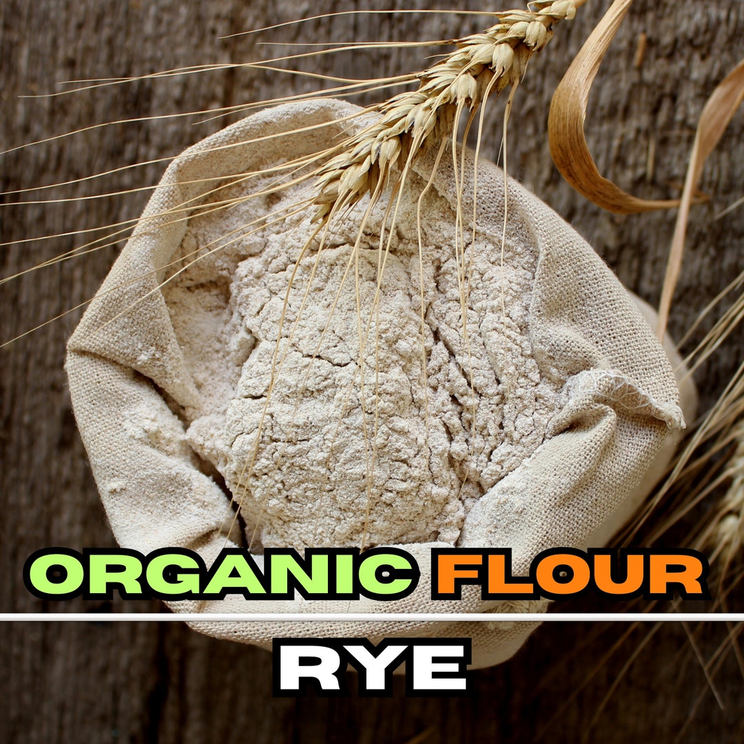Organic Whole Rye Flour, Whole Rye Flour Milled in Antique Stone Mill ...