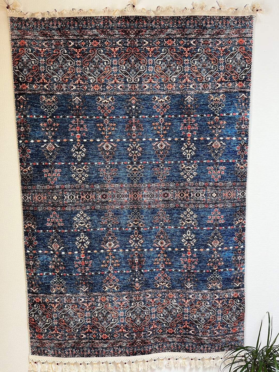 Oriental Kilim Rug / Turkish/afghan Pattern 180x120. 60 Polyester/40 ...