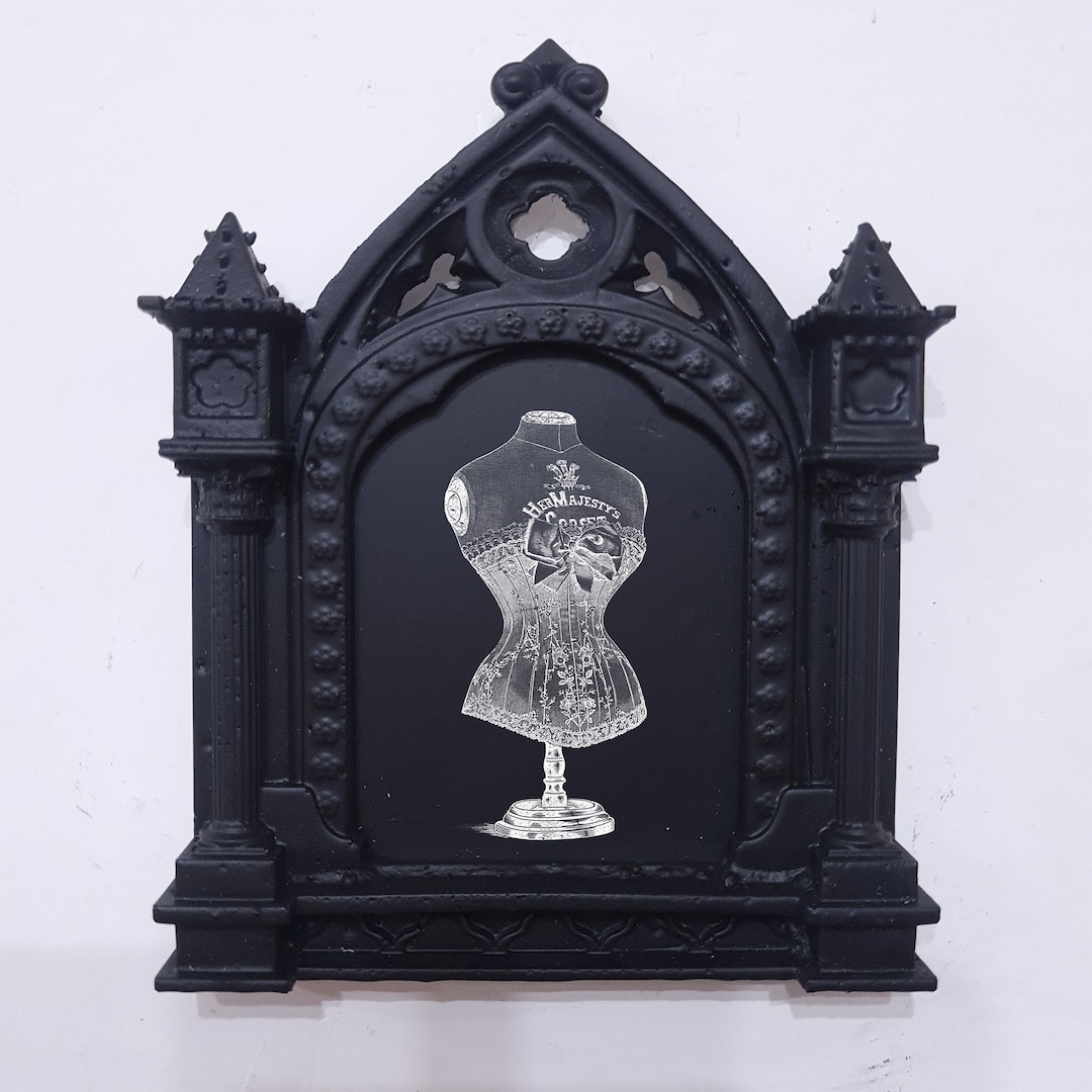 Gothic Stained Glass Frame Wall Decoration Exvoto Advertising Corset ...