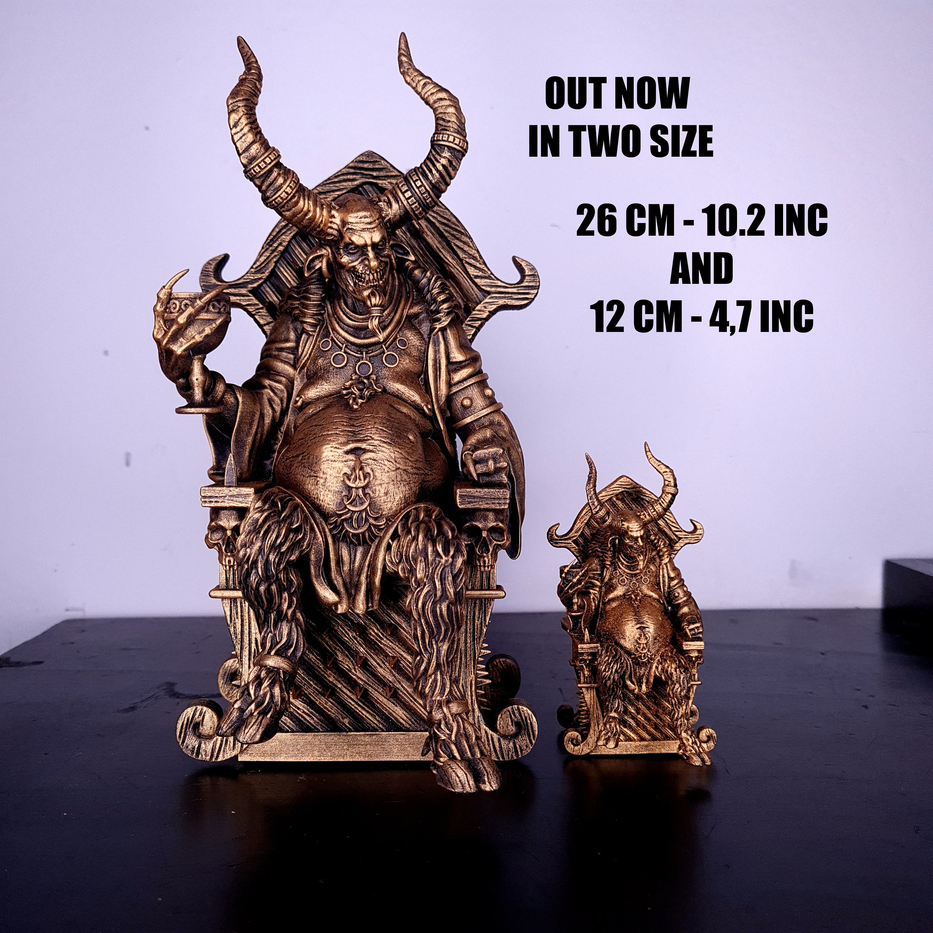 Mammon Statue Demon Tempter Wealth Demonology Satanism Statuette for ...