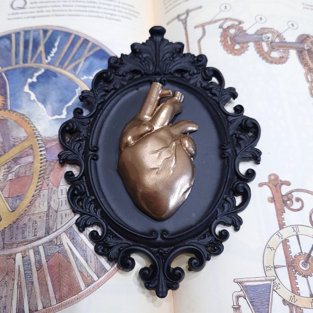 Human Anatomical Heart - Wall Decor - 3D Frame - Gothic Wall - Gothic ...
