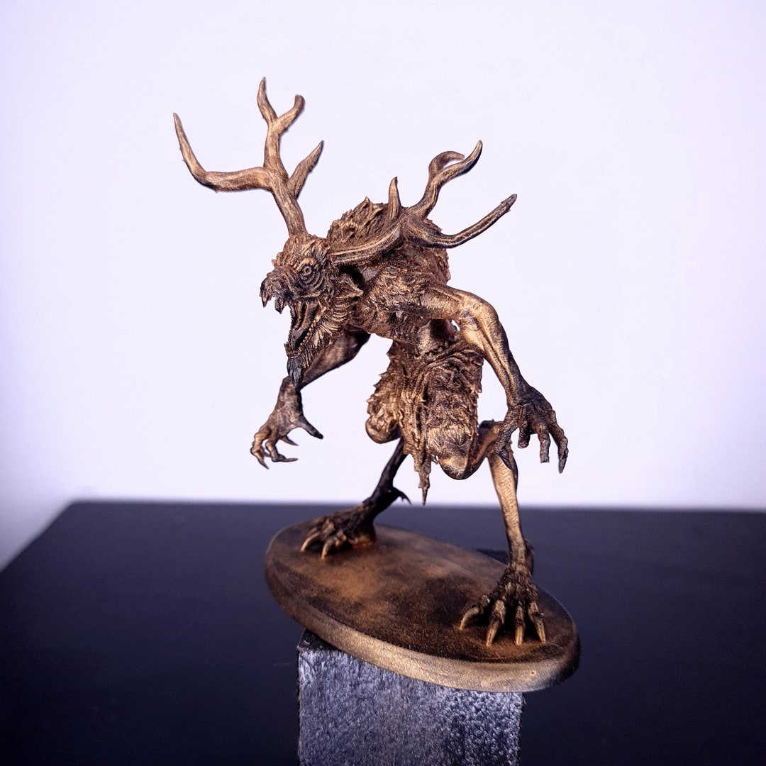 Statue Leshen or Wendigo Statue Native Americans Slavic Mythology ...