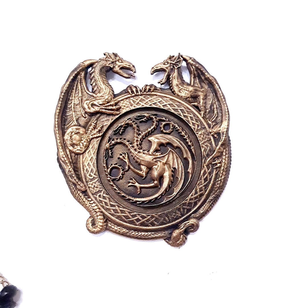 TARGARYEN COAT OF ARMS House of the Dragon Game of Thrones Game of ...
