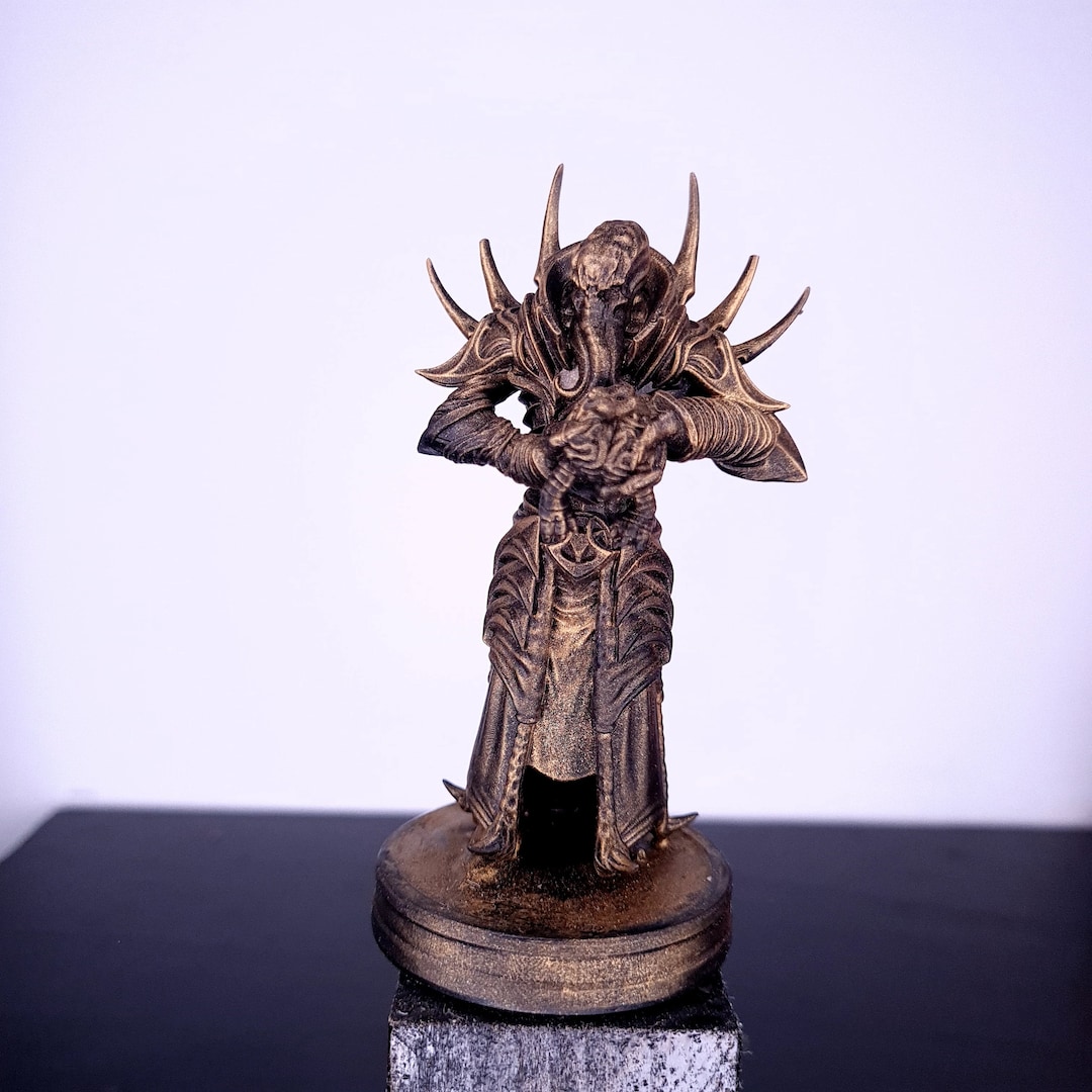 Mind Flayer Statue Baldurs Gate 3 D&D Role-playing Game Illithids ...