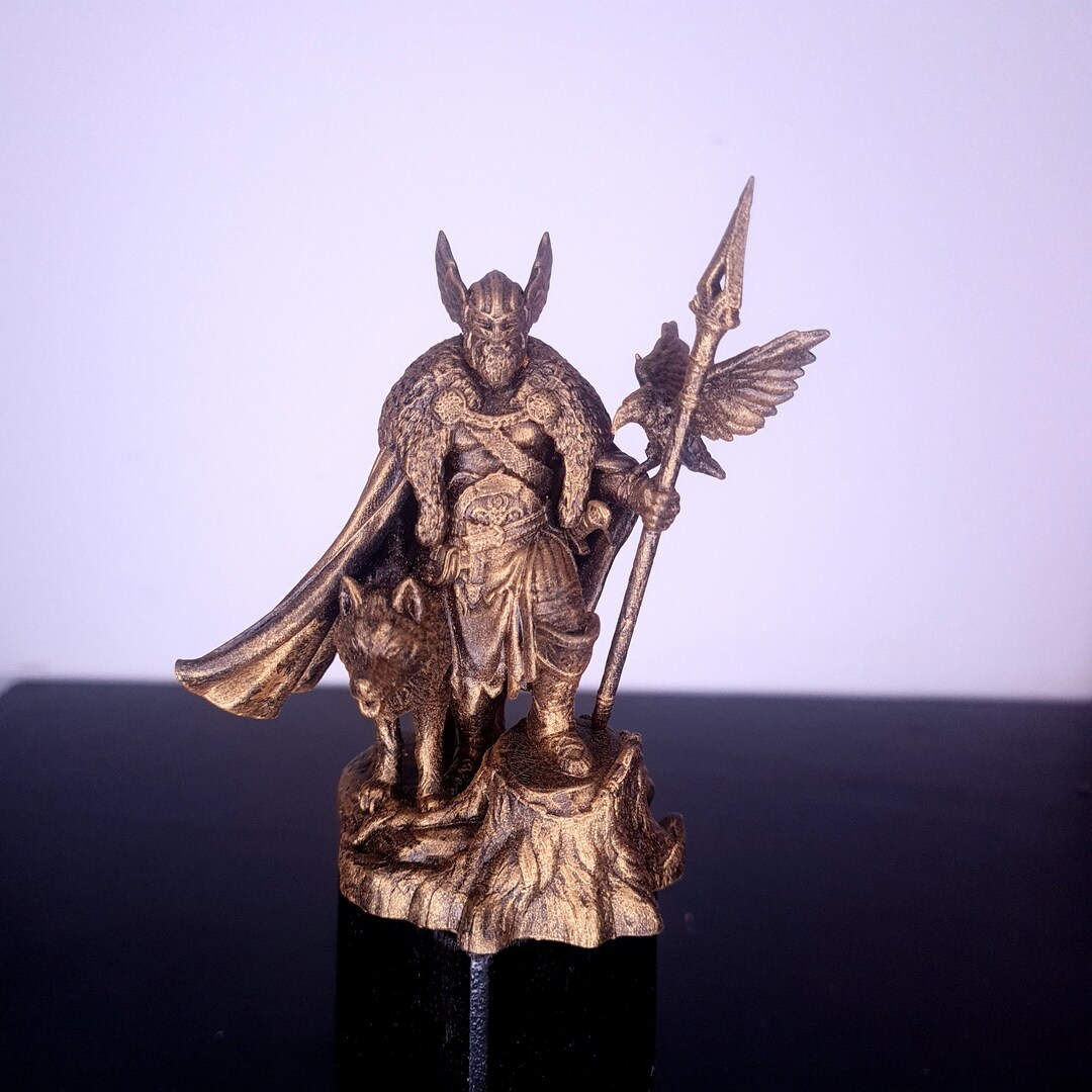 ODIN Statue Decoration Norse Mythology Viking Idol Norse God Statuette ...