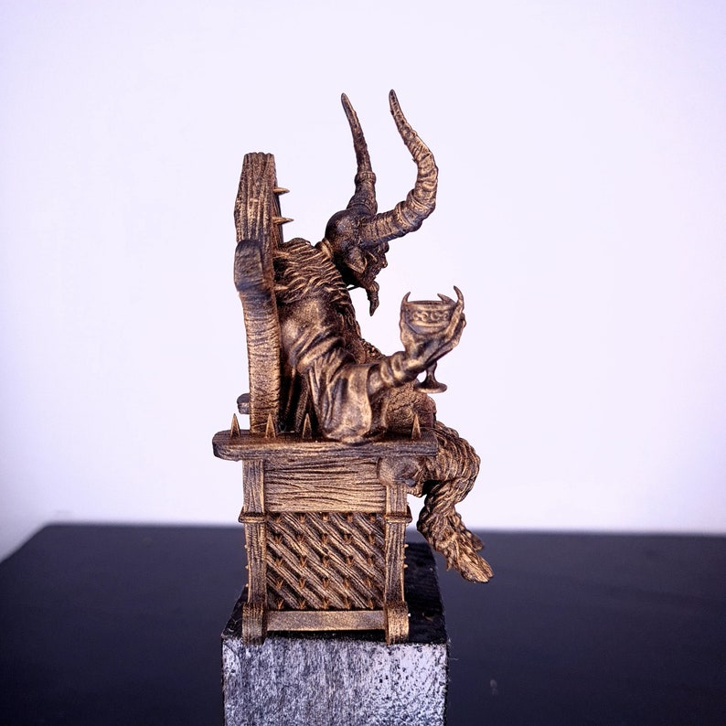 Mammon Statue Demon Tempter Wealth Demonology Satanism Statuette for ...