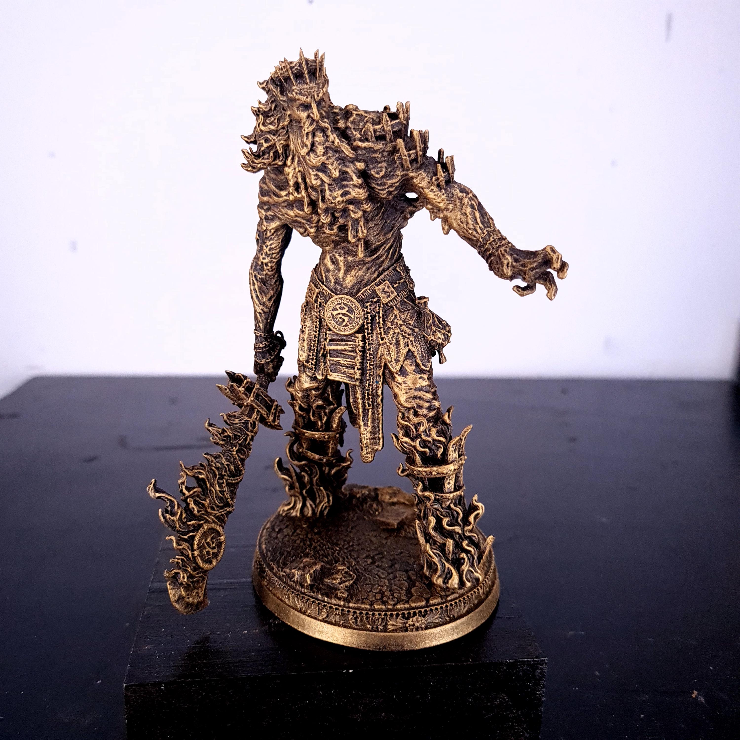 FIRE GIANT Norse Viking Deity - Statue - Mythology - God of the ...