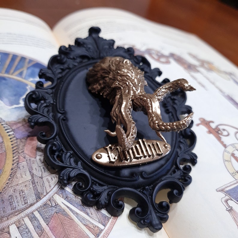 Cthulhu - Fantasy Creatures - Lovecraft - D&D - Wall Decoration - 3D ...