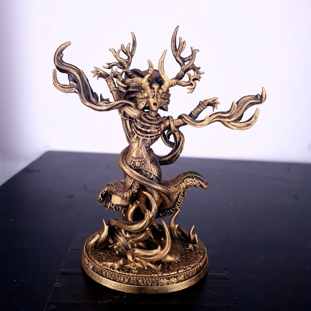 GULLVEIG Norse Viking Deity Statue Decoration Mythology Goddess of Life ...