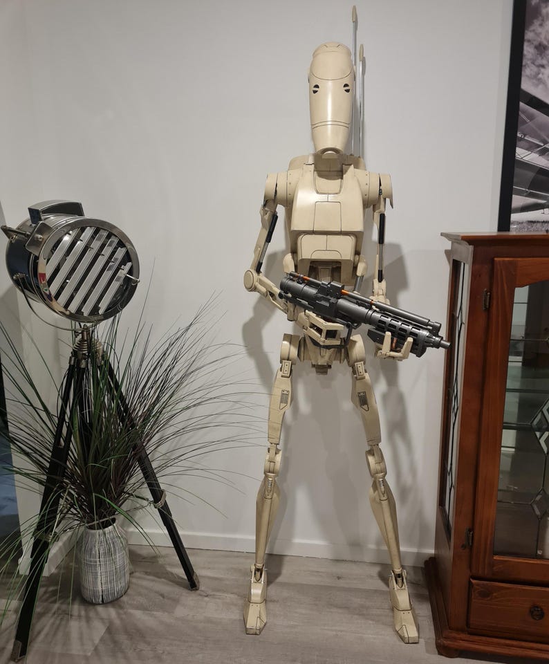 B1-series Battle Droid Life Size Printable Fan Art STL File Set - Etsy