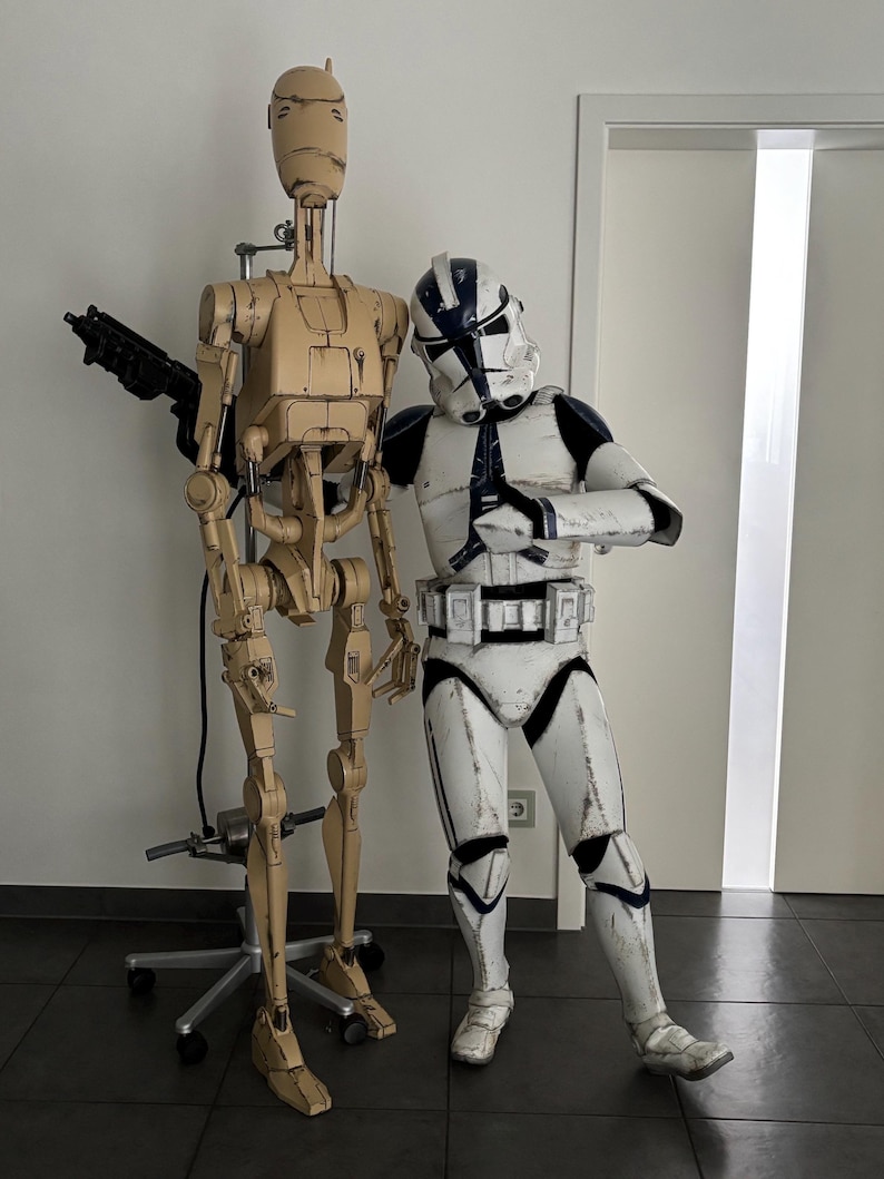 B1-series Battle Droid Life Size Printable Fan Art STL File Set - Etsy