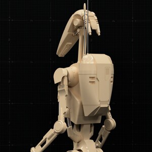 B1-series Battle Droid Life Size Printable Fan Art STL File Set - Etsy