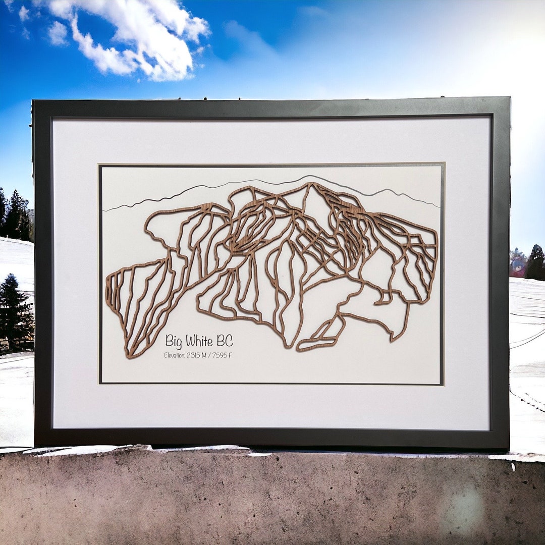 Big White Wall Map - Etsy