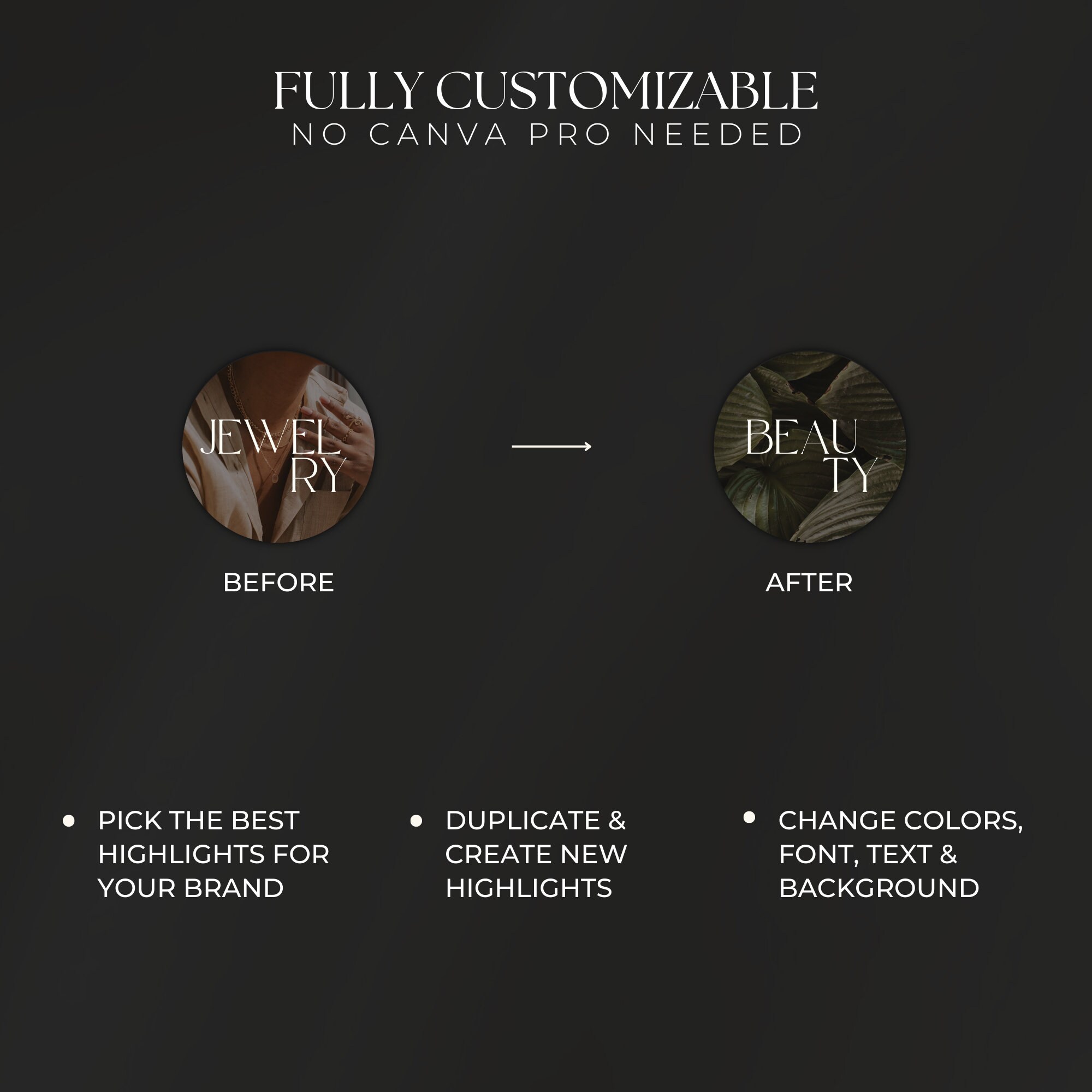 Instagram Highlight Covers for Canva, IG Highlight Covers for UGC ...