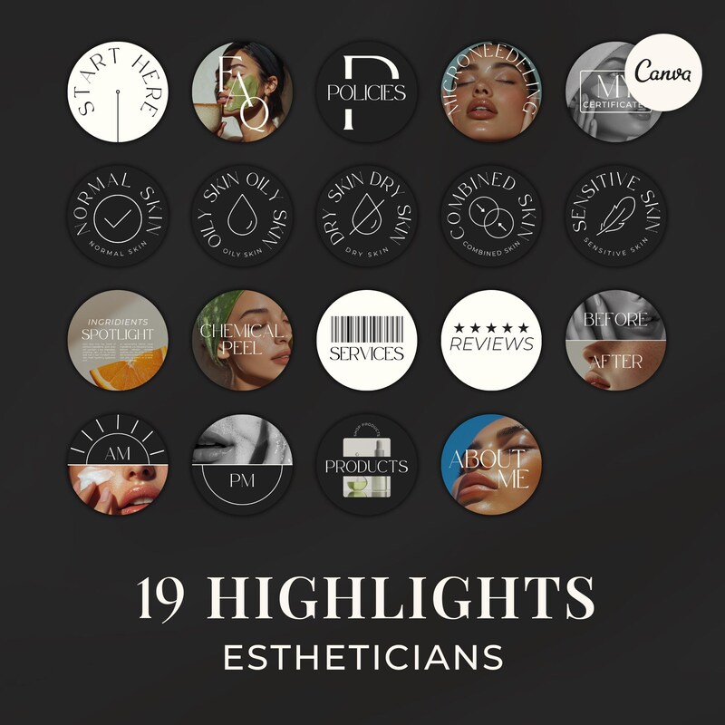 Highlight Covers - Etsy