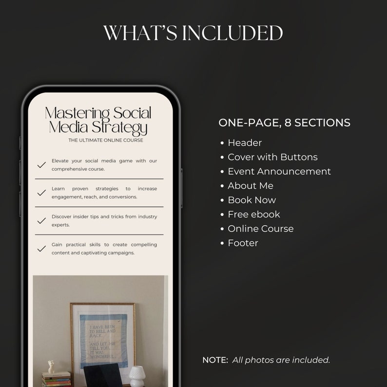 Link in Bio Template for Social Media Manager & Business Coach ...