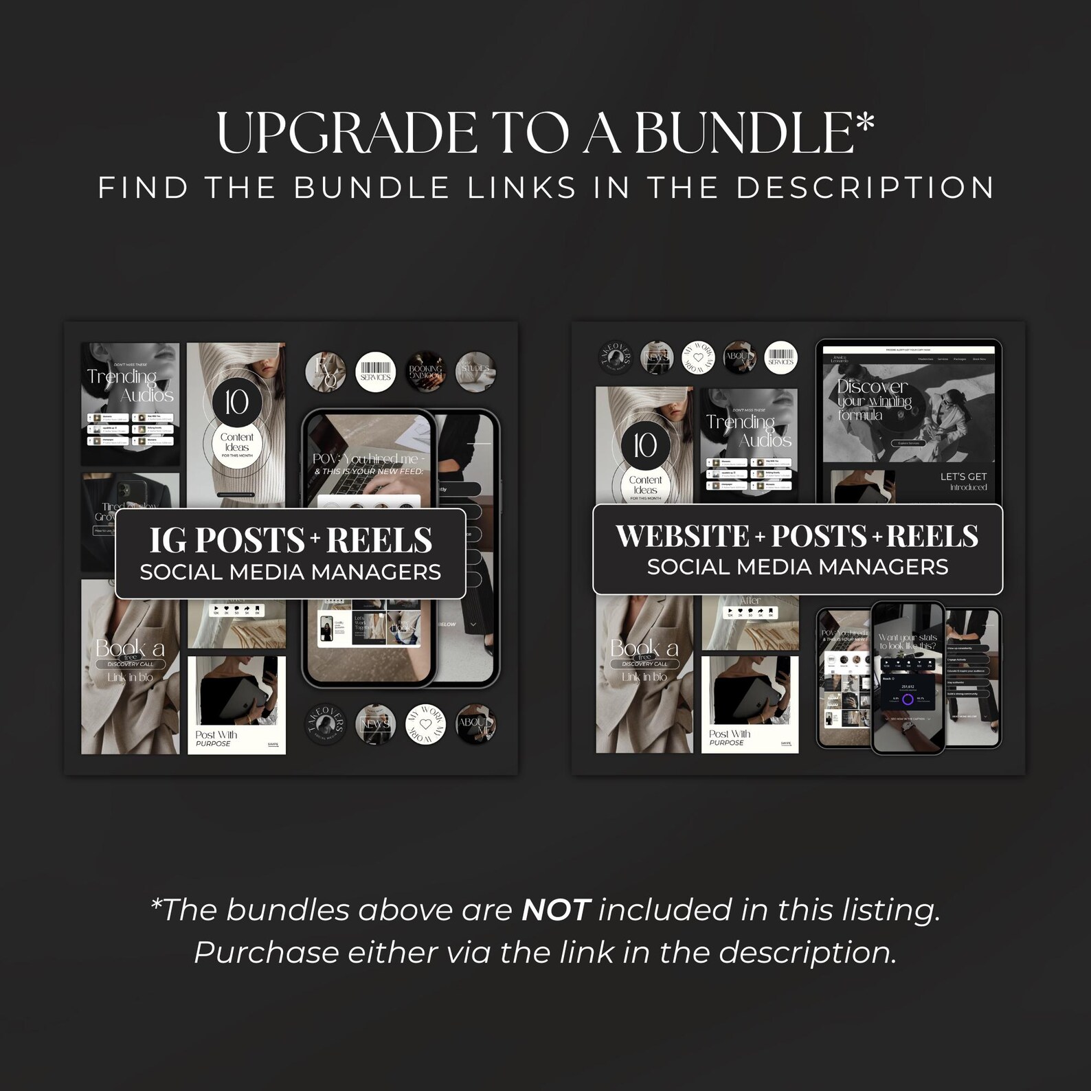 Instagram Highlight Covers for Canva, IG Highlight Covers for Social ...