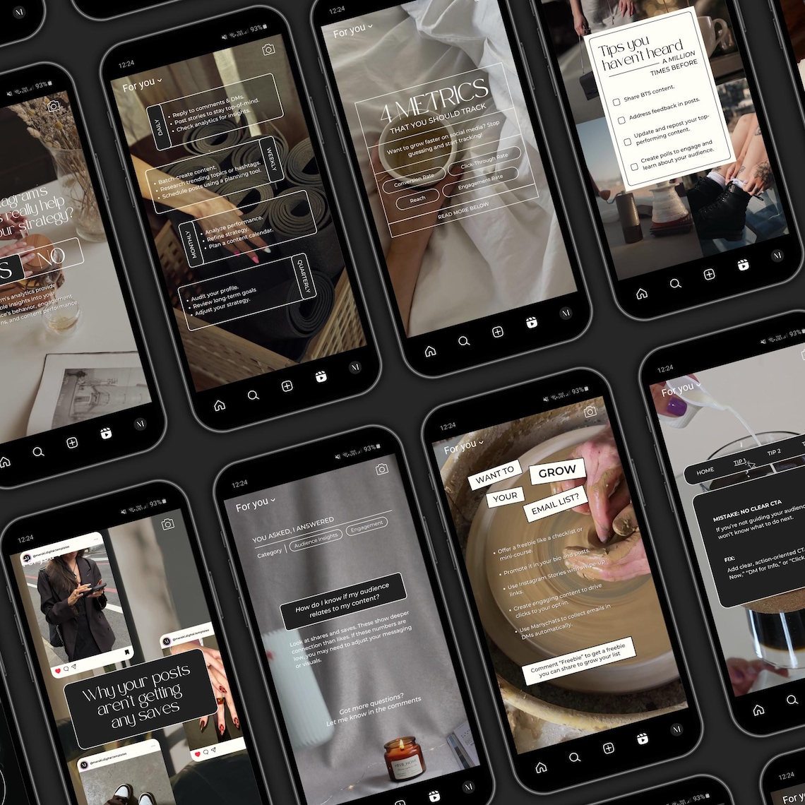 Social Media Manager Reels Bundle Template for Canva - Virtual ...