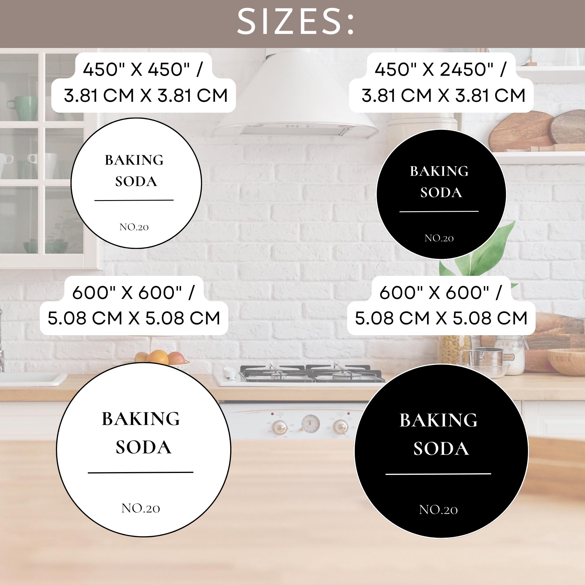 Customizable Spice Labels Round Spice Jar Labels Minimalist Circle ...