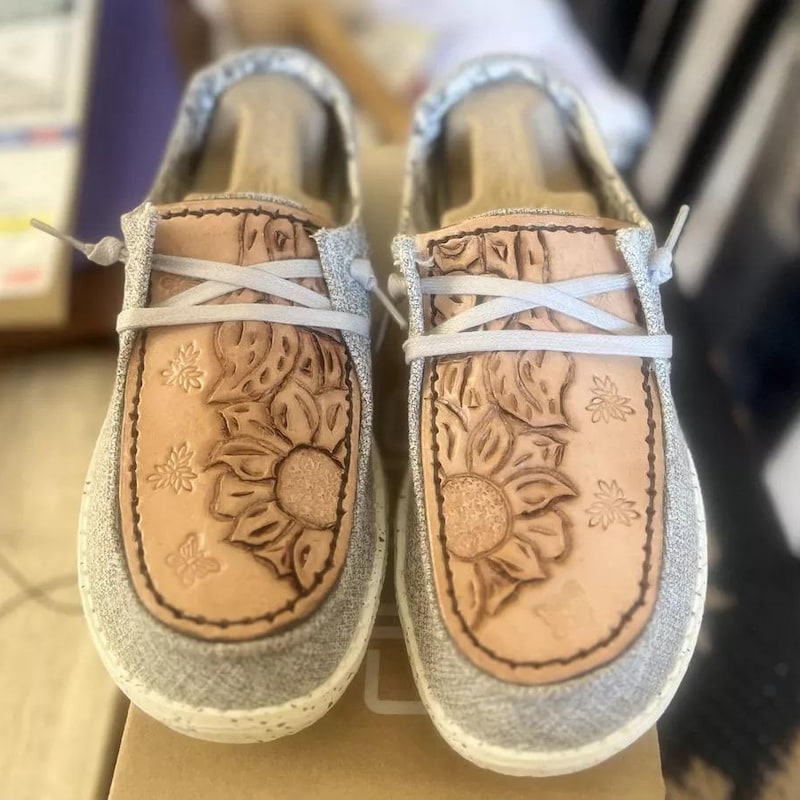 Leather Hey Dudes - Etsy