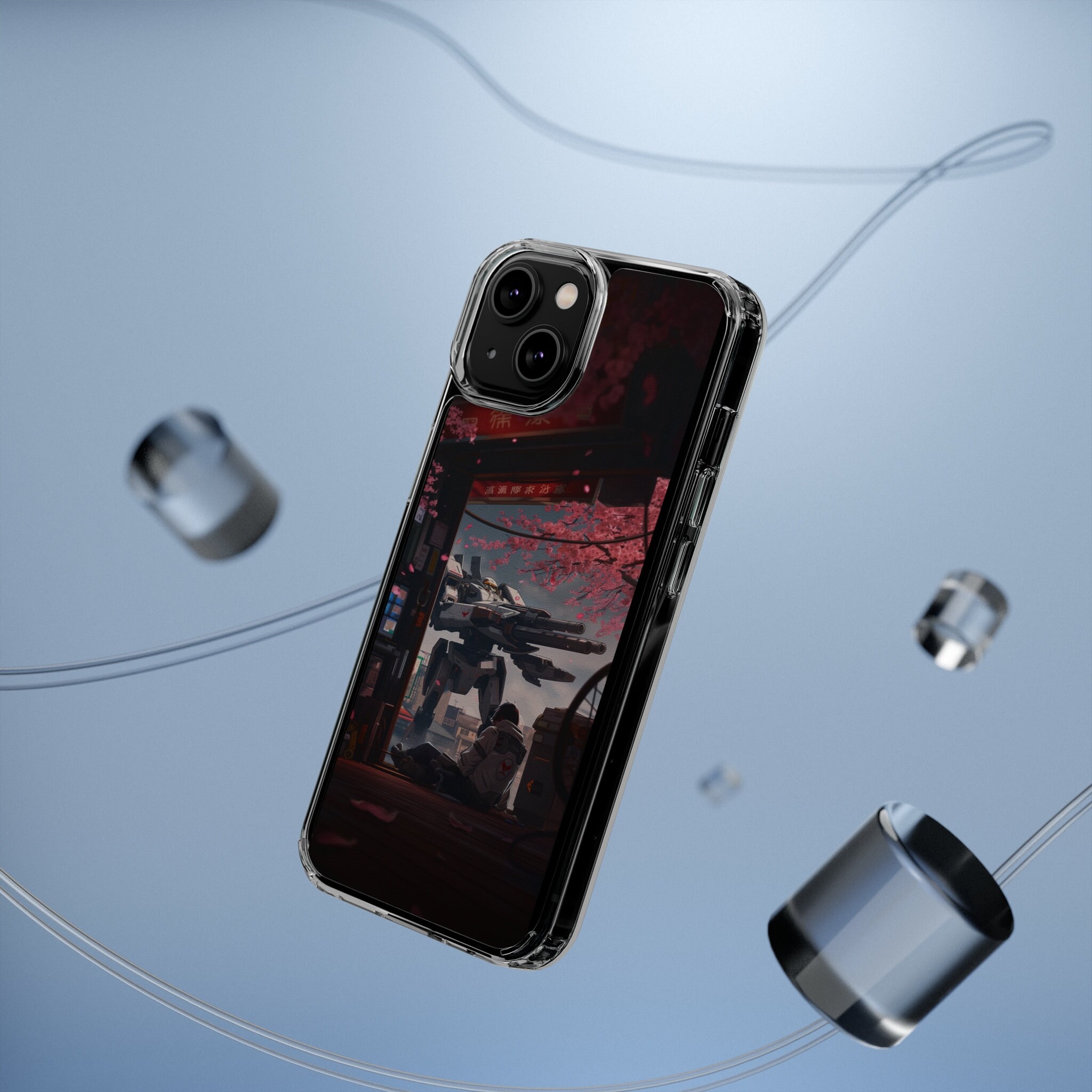 Cherry Blossom Mech Pilot Case - Anime Mech Art for iPhone & Samsung - Etsy