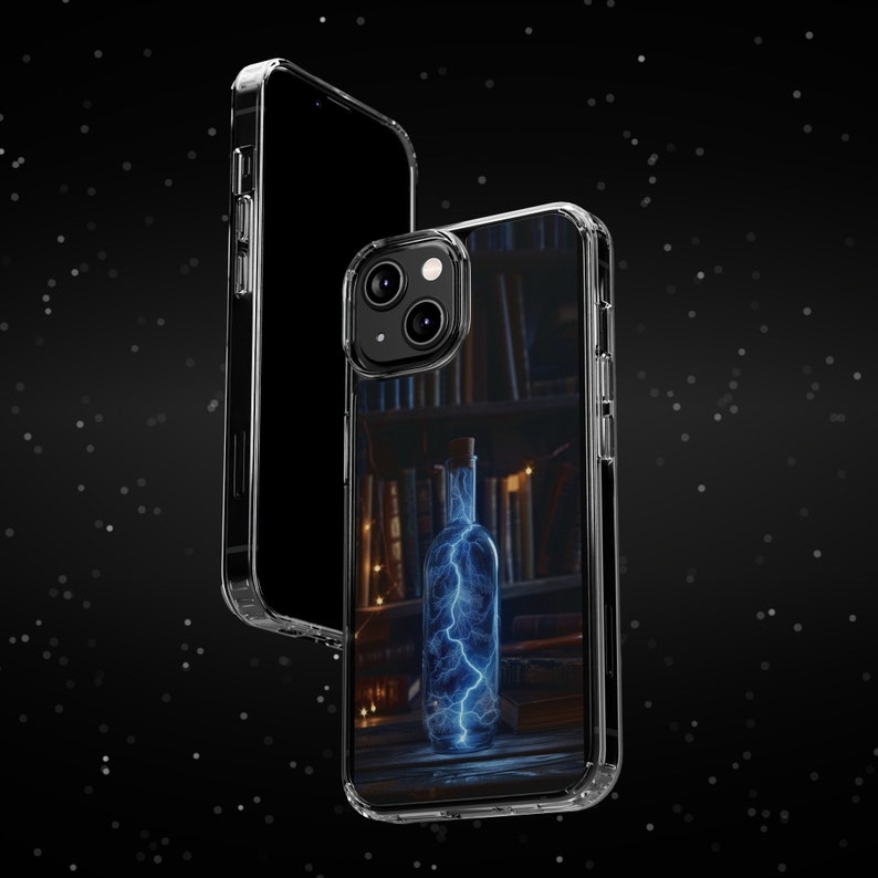 Lightning Bottle Magic Phone Case - Vintage Library Aesthetic iPhone 14 ...