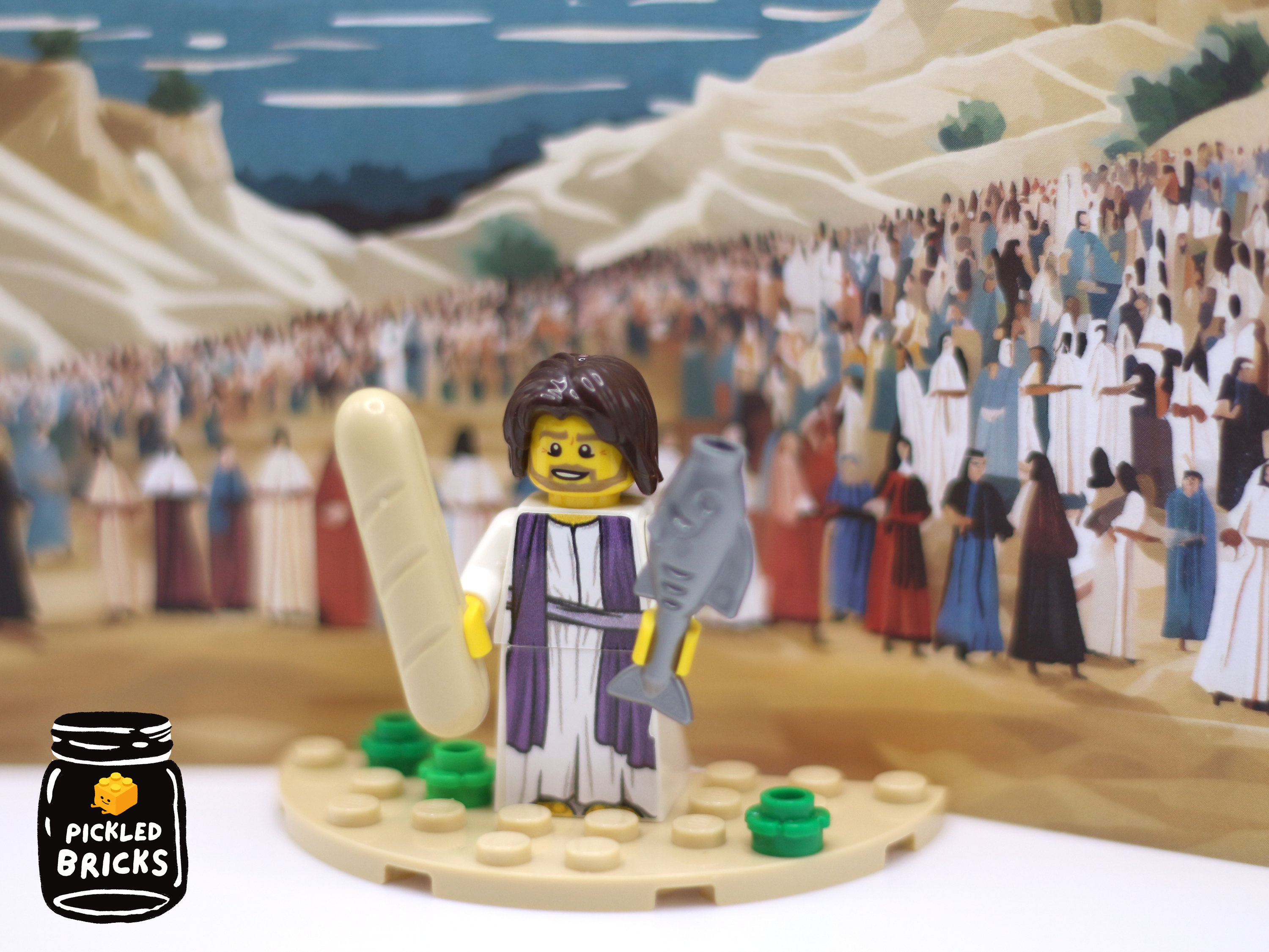Feeding of the Five Thousand – LEGO® MOC Minifigure Set – Inspirational ...