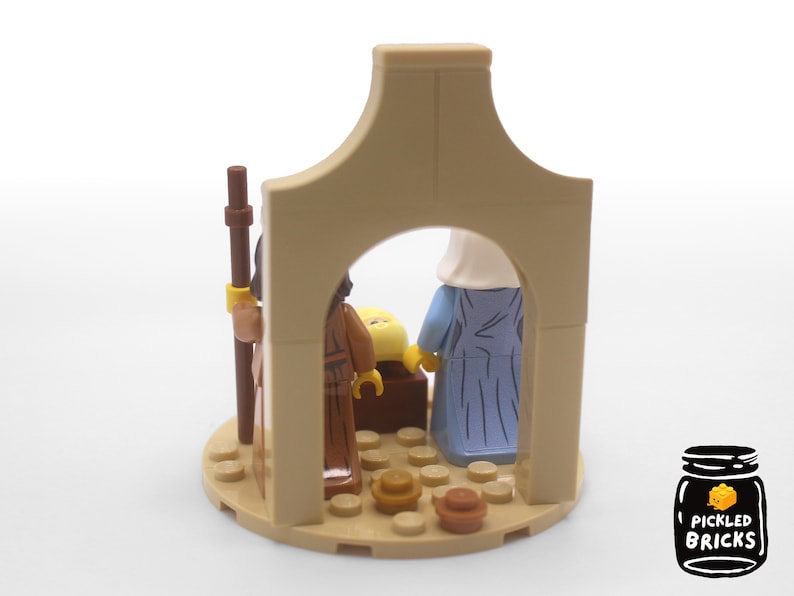 The Nativity – Custom LEGO® Minifigure Set in Blue – Unto Us A Child is ...