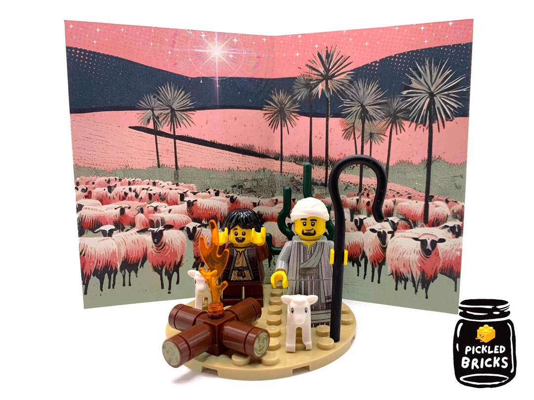 LEGO® Custom Nativity Display – Shepherd’s Vigil on Bethlehem Hills ...