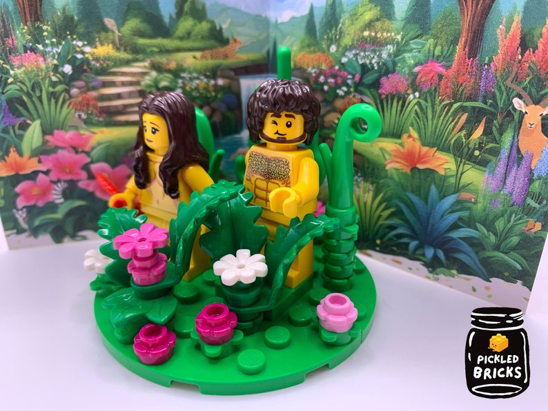 Adam & Eve – Custom LEGO® Minifigure Set – Adorable Visual Reminder of ...