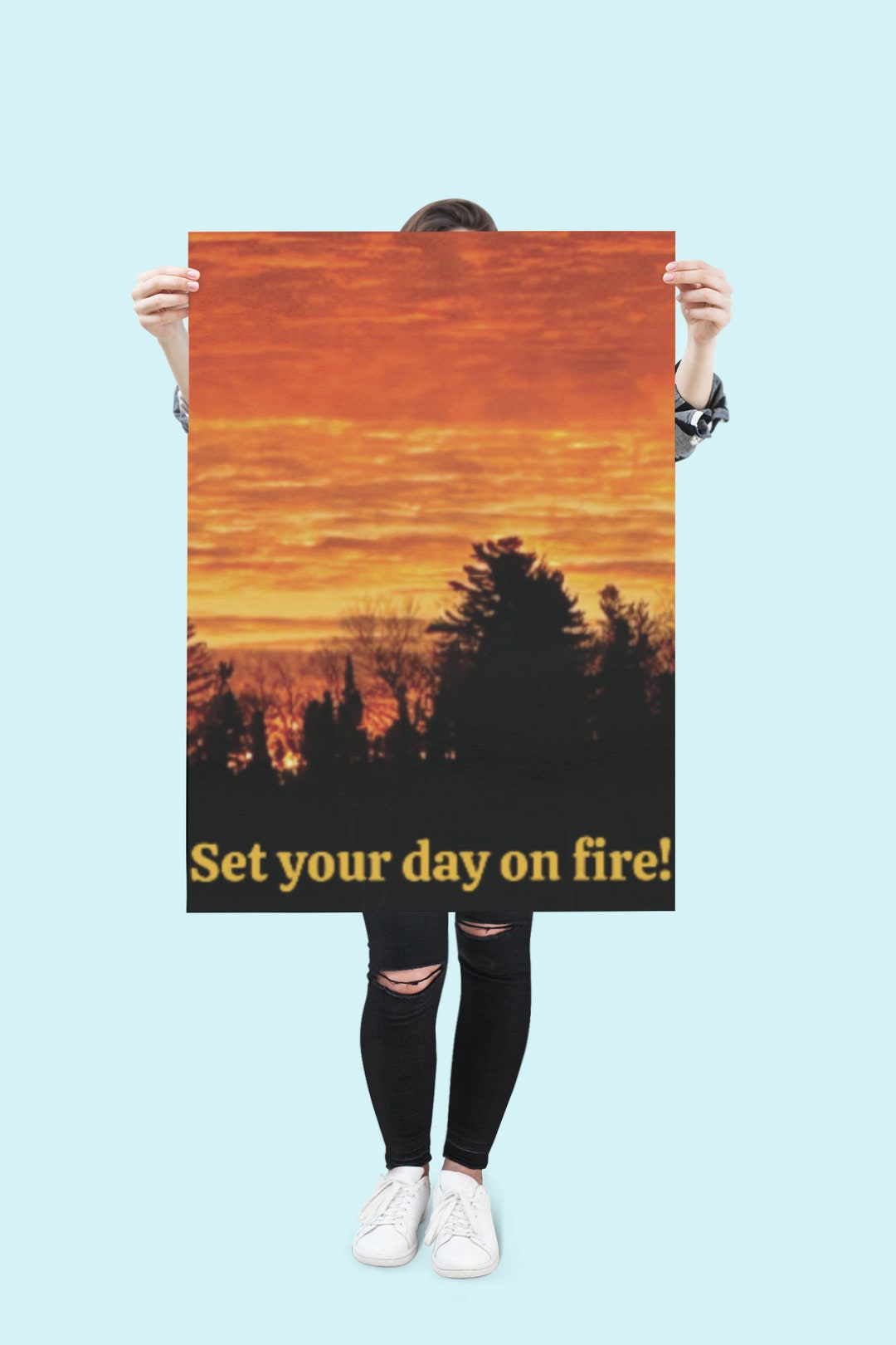 Sunrise Poster, Sunrise Nature Photography, Real Nature Photo, Fine Art ...