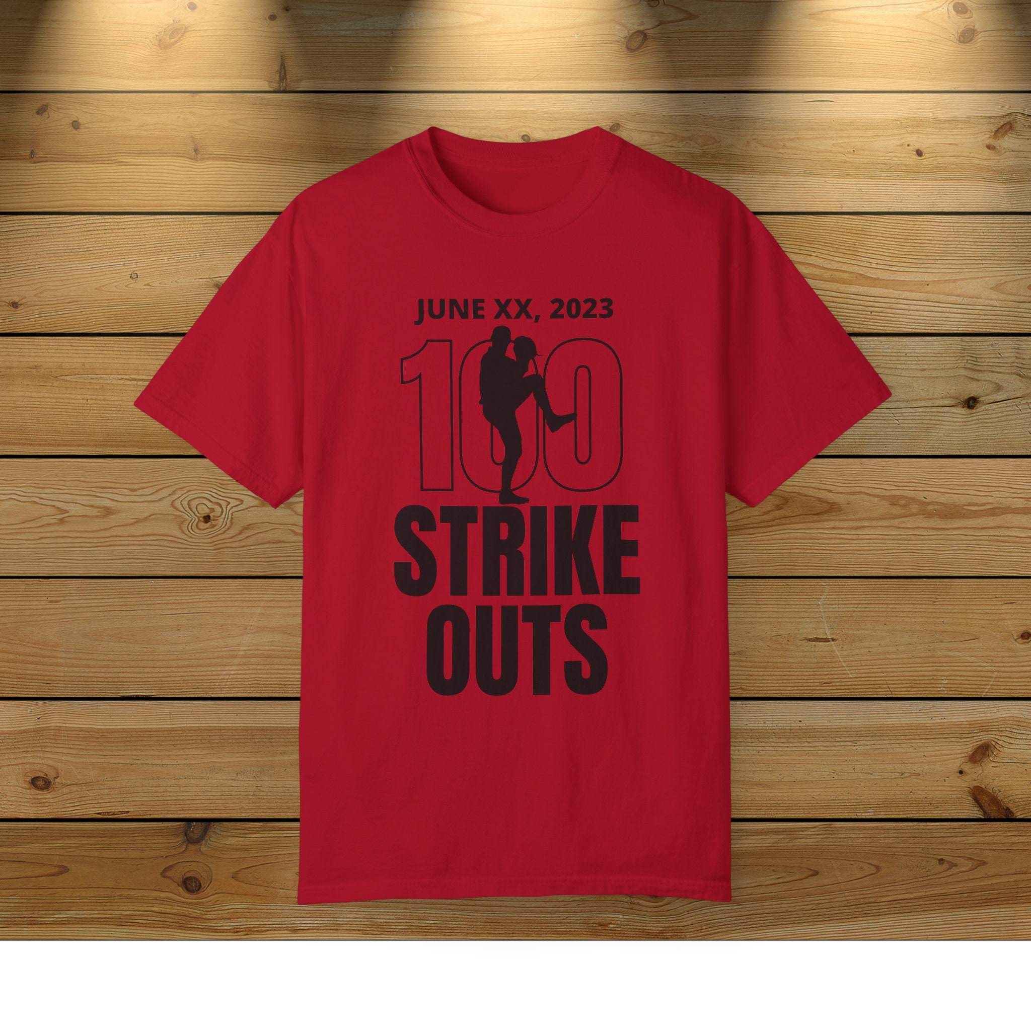 Personalized 100 Strikeouts Baseball Shirt - Etsy