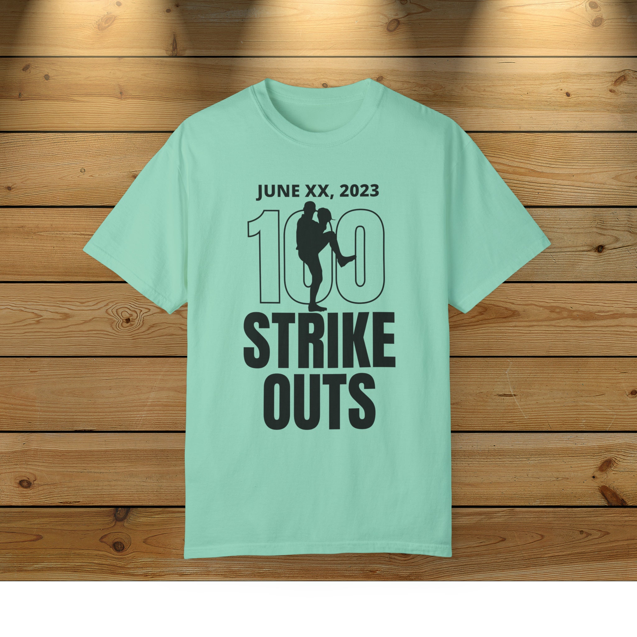 Personalized 100 Strikeouts Baseball Shirt - Etsy