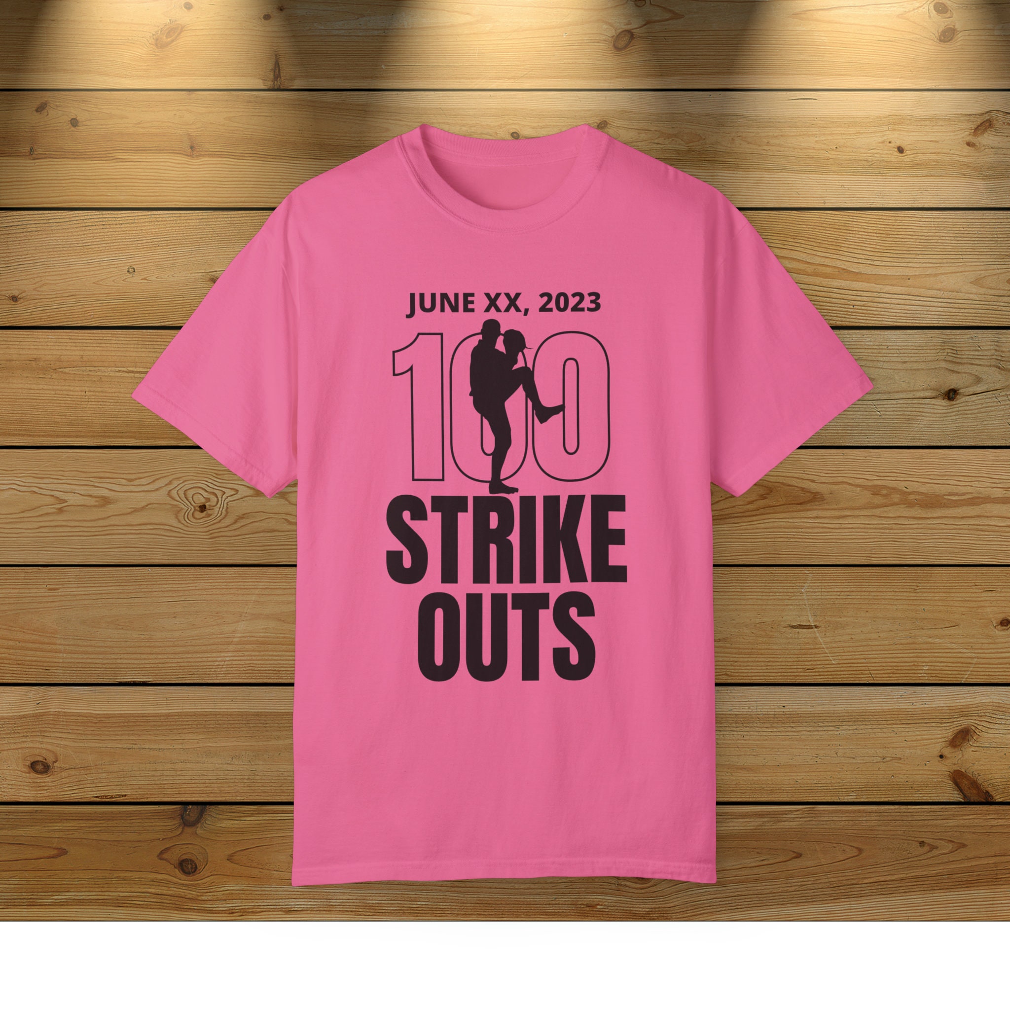 Personalized 100 Strikeouts Baseball Shirt - Etsy