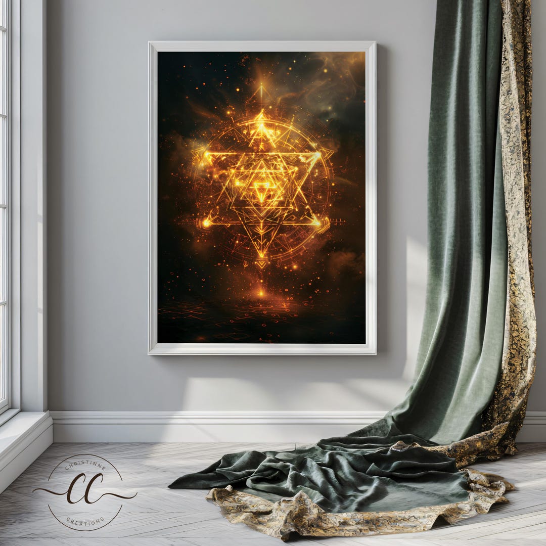 Ancient Sigil of Protection Printable Wall Art • Mystical Digital ...