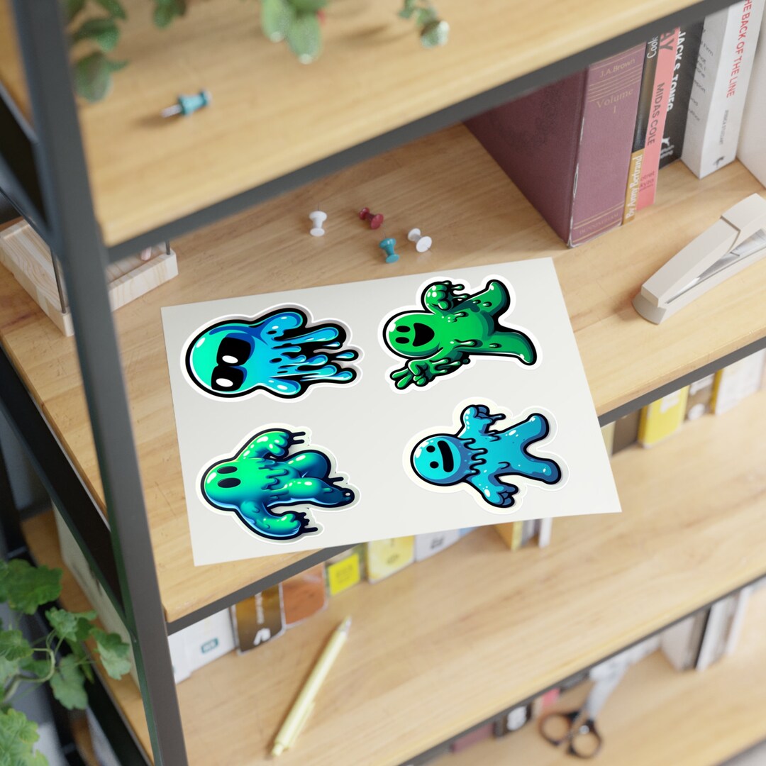 Slime Guys Sticker/decal Sheet for Water Bottle, Laptop, Phone, Journal ...