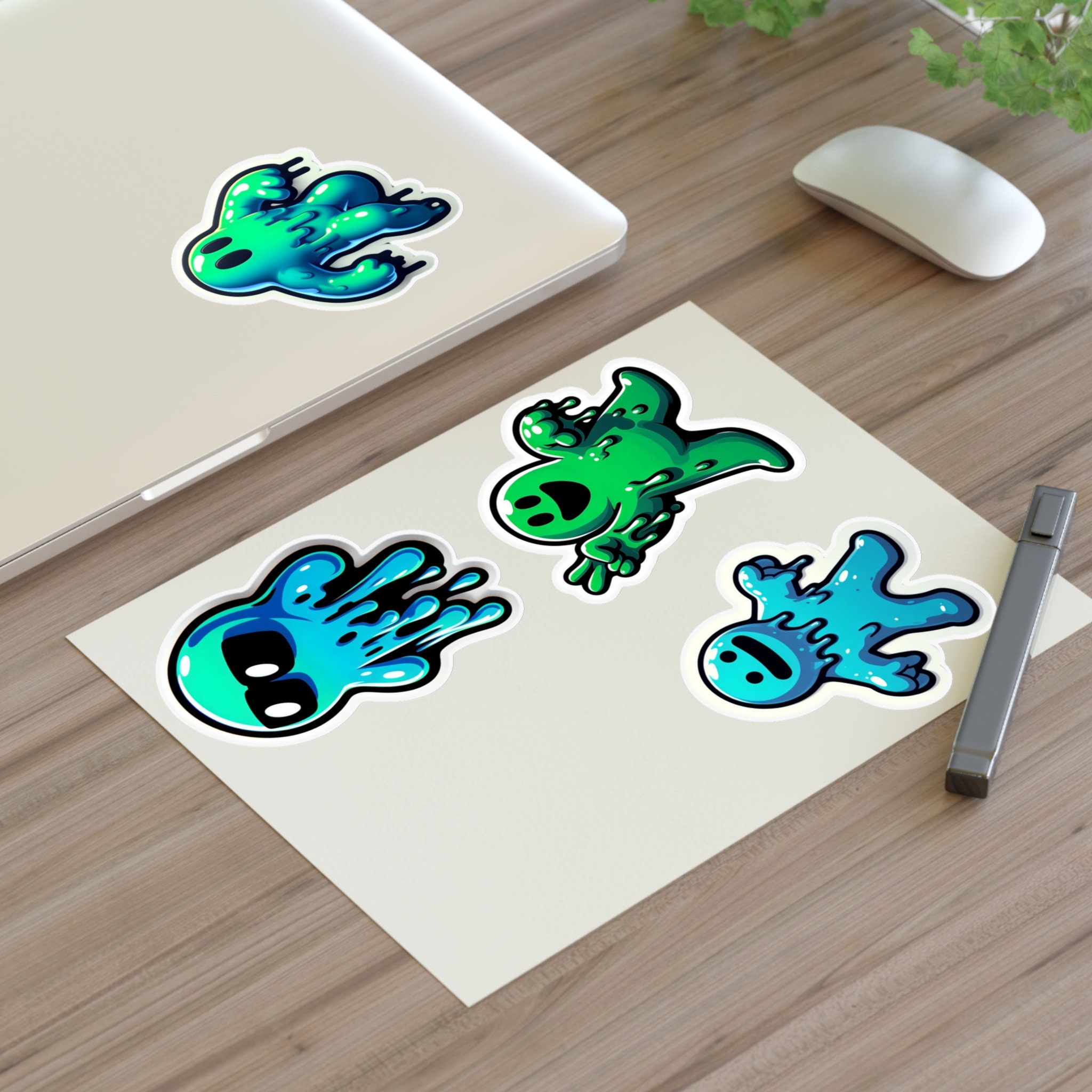 Slime Guys Sticker/decal Sheet for Water Bottle, Laptop, Phone, Journal ...