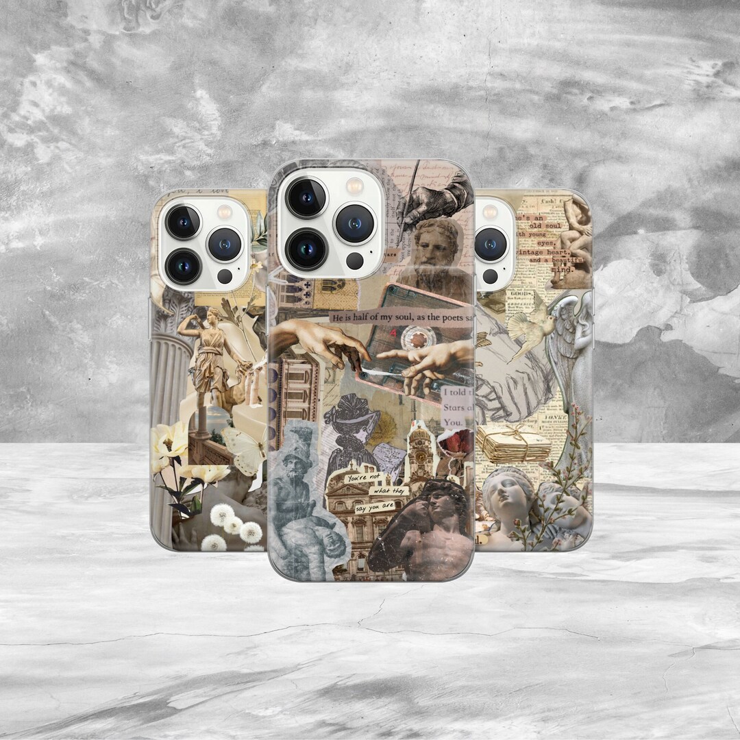 Greek Phone Case Collage Cover for iPhone 15pro, 14, 13, 12, 11, Google ...