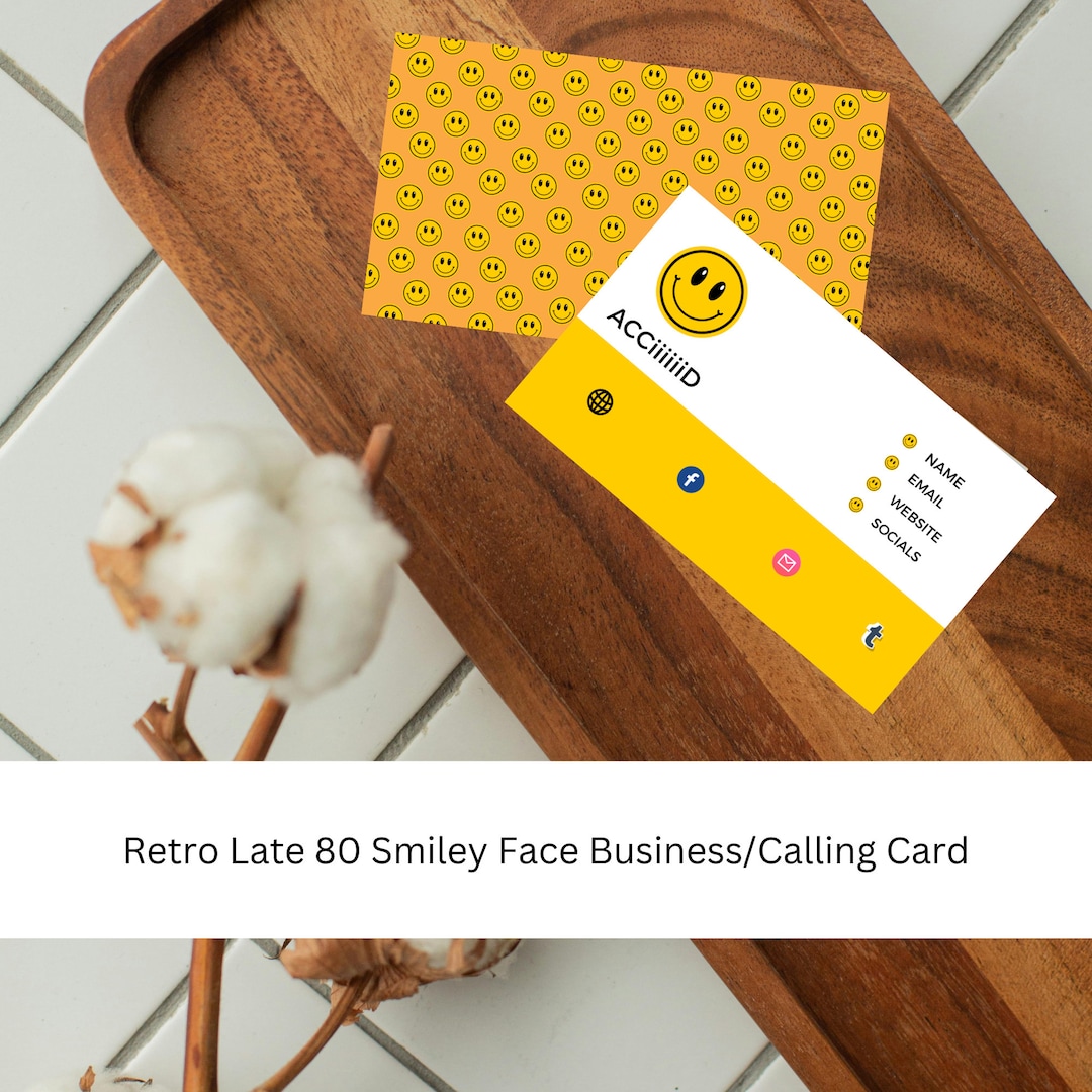 Personalised Double Sided Small Business Branding Calling Card-business ...