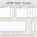 Habit Tracker Spreadsheet Template for Google Sheets, 2024 Habit ...