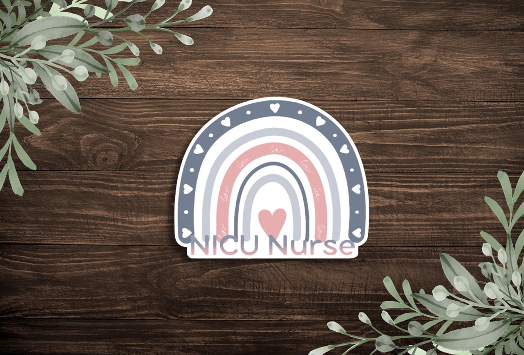 NICU Nurse Stickers for Notebook Sticker for Nurse Water Bottle Sticker ...