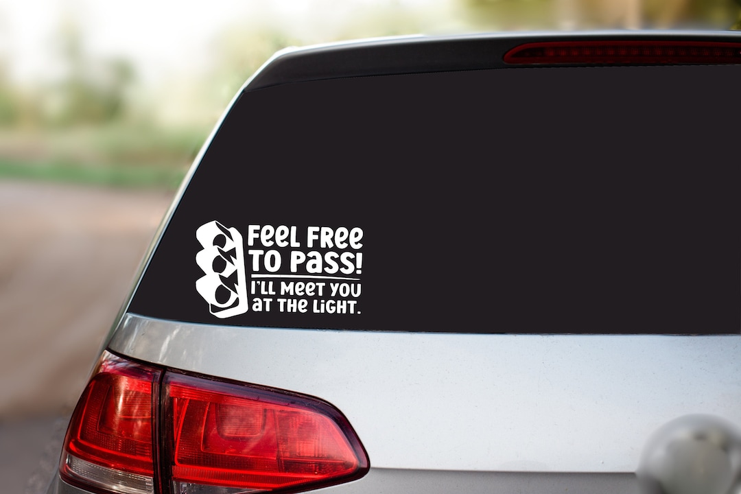 Car Decal Funny Sarcastic Car Decal for Car Windshield Back Window ...