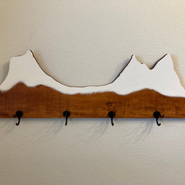 Mountain Key Rack - Etsy