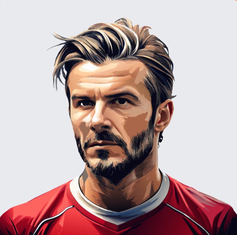 David Beckham SVG PNG - Etsy